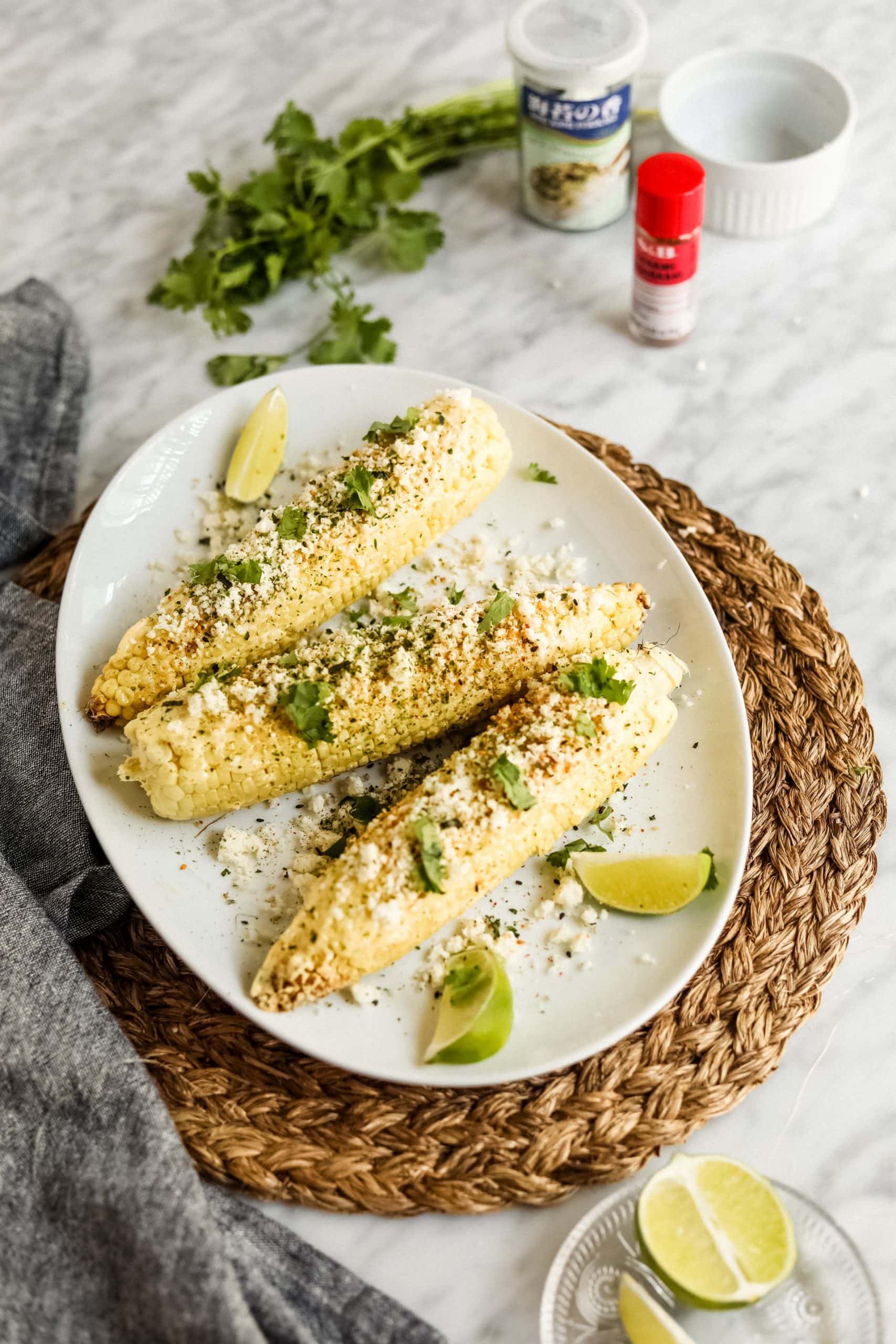 Elotes Style Corn with Furikake • The Heirloom Pantry