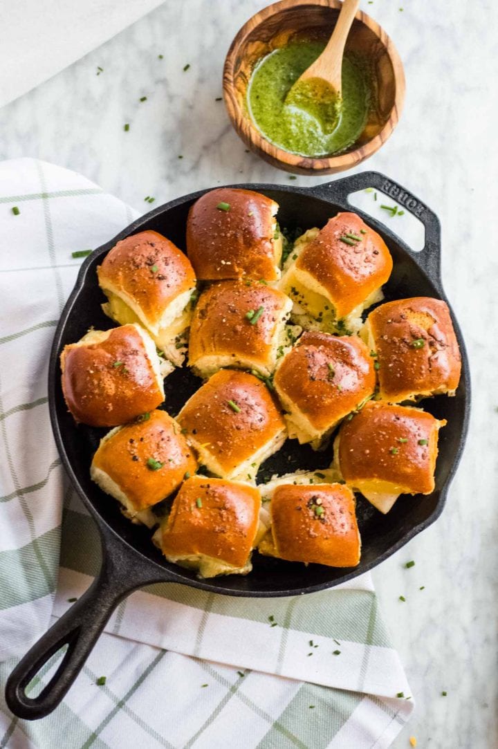 Hawaiian Roll Turkey Pesto Sliders • The Heirloom Pantry