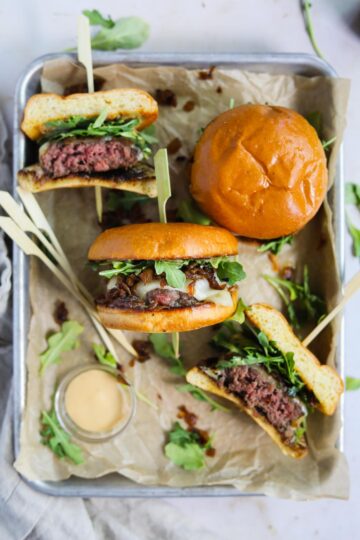 Wagyu Beef Cheeseburger • The Heirloom Pantry