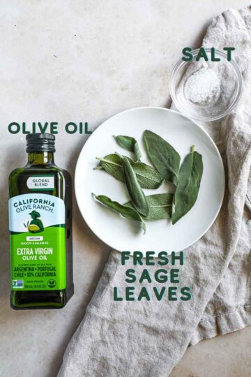 Fried Crispy Sage Leaves • The Heirloom Pantry