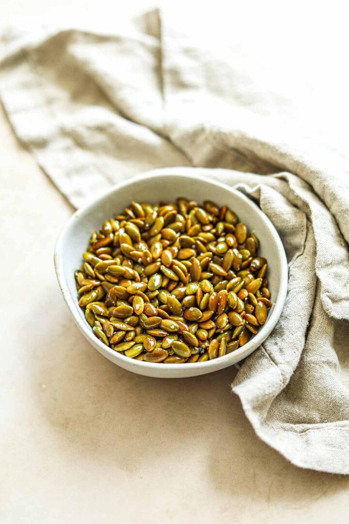 Roasted Pepitas (Hulless Pumpkin Seeds) • The Heirloom Pantry