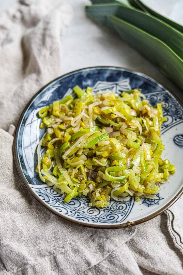 Sautéed Buttered Leeks • The Heirloom Pantry