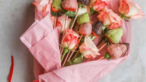 Chocolate covered strawberry bouquets store