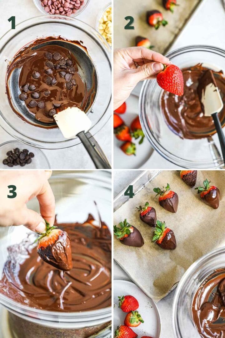 How to Make Chocolate Covered Strawberries • The Heirloom Pantry
