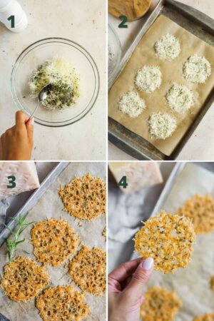 Parmesan Frico (Cheese Crisps) • The Heirloom Pantry