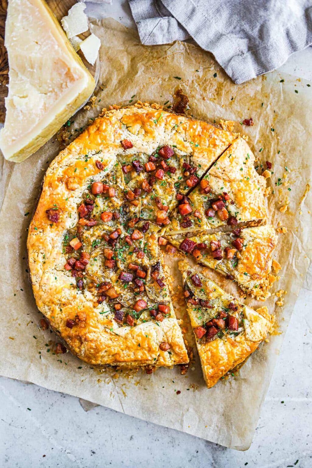 Crispy Pancetta and Potato Crostata • The Heirloom Pantry
