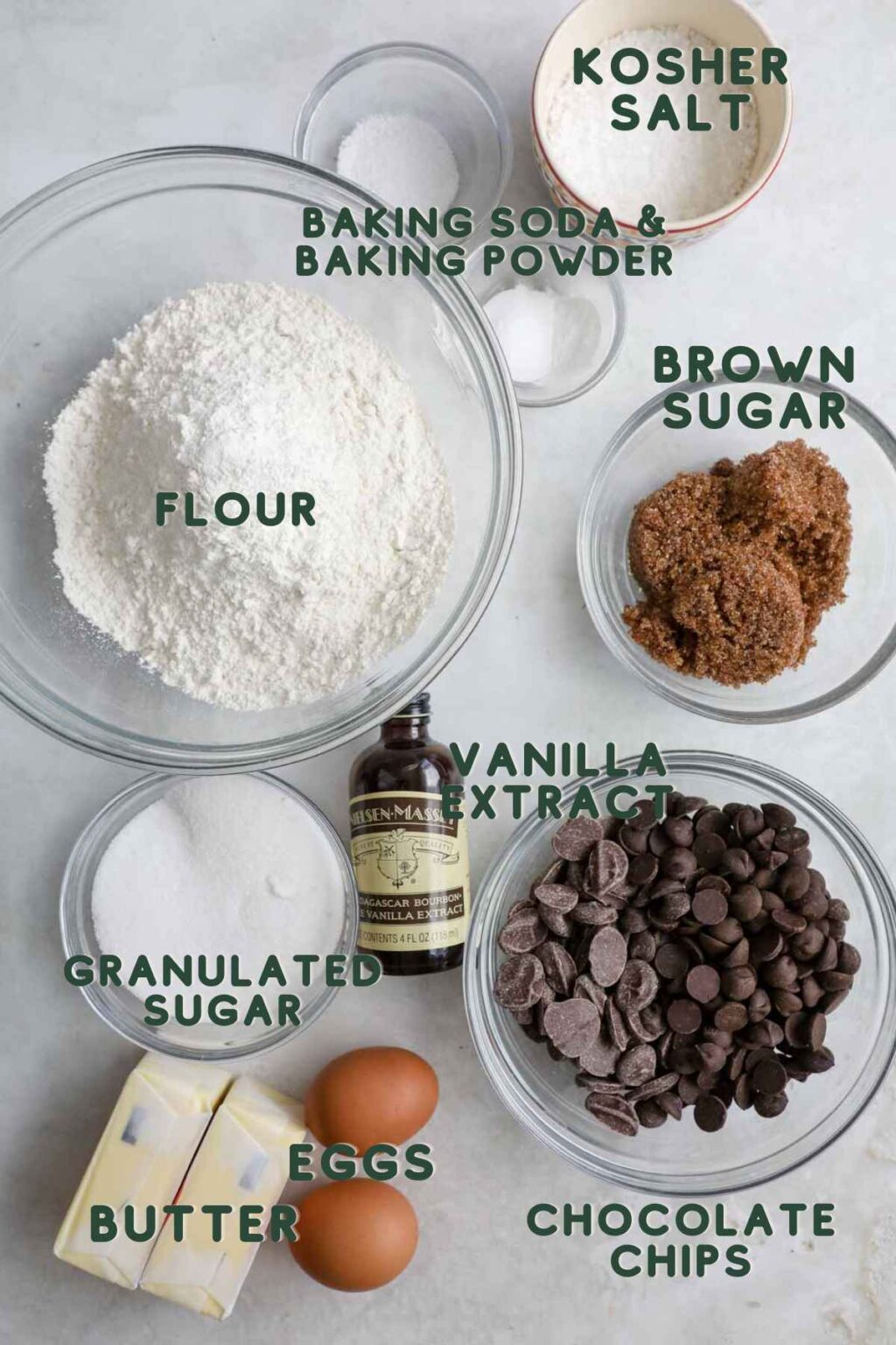 Giant Bakery-Style Chocolate Chip Cookies • The Heirloom Pantry