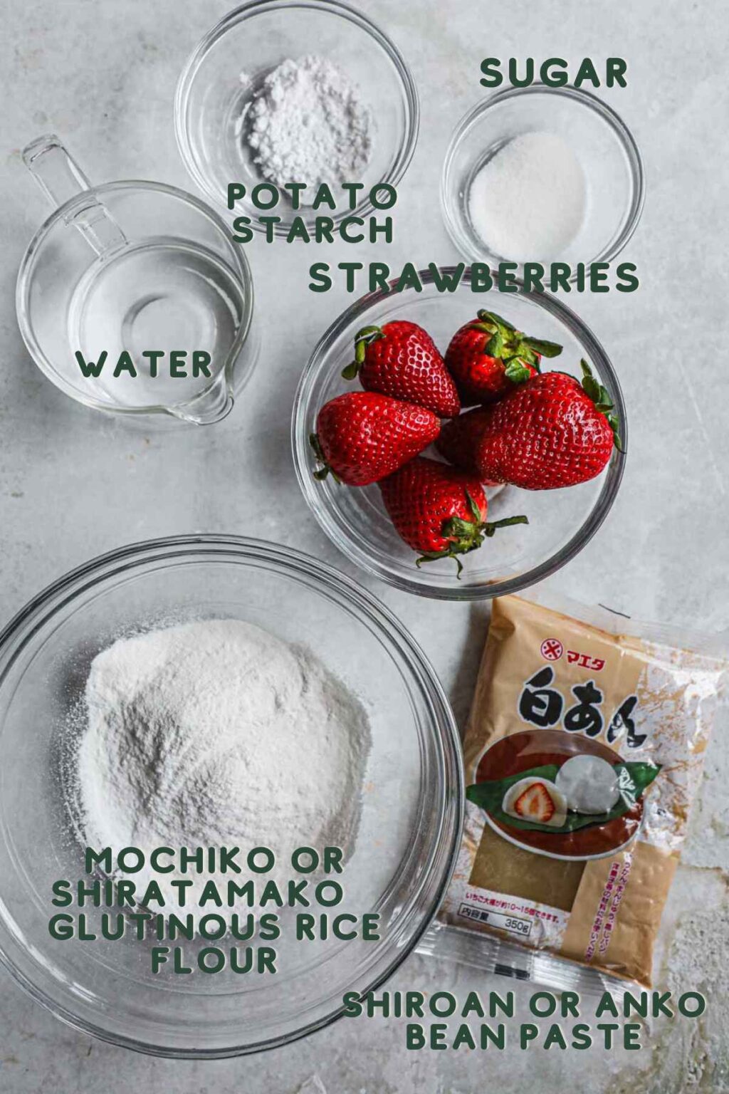 How to Make Strawberry Mochi (Ichigo Daifuku) • The Heirloom Pantry