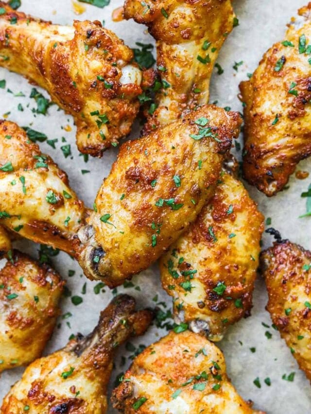 Crispy Oven-Baked Chicken Wings • The Heirloom Pantry