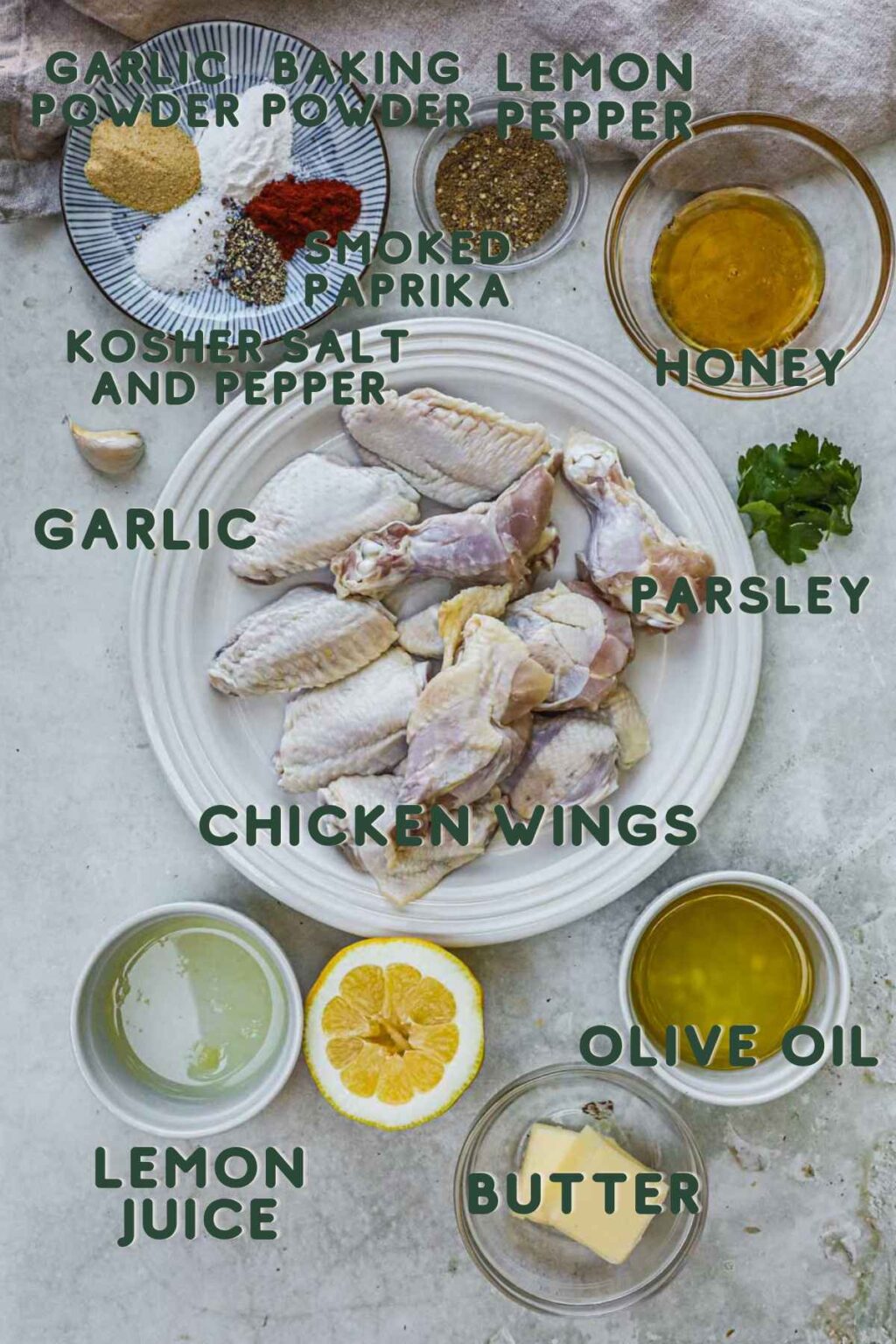 Honey Lemon Pepper Chicken Wings • The Heirloom Pantry