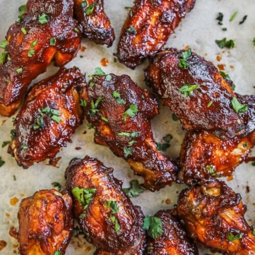 Honey BBQ Chicken Wings • The Heirloom Pantry