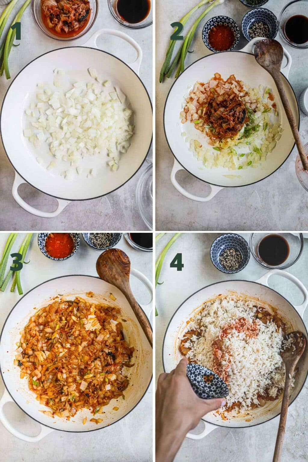 Easy Kimchi Fried Rice • The Heirloom Pantry