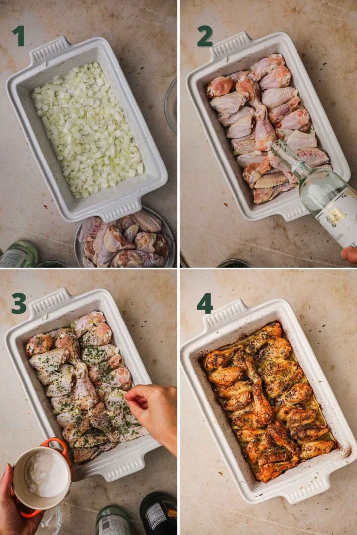 Italian Rosemary Chicken Wings • The Heirloom Pantry