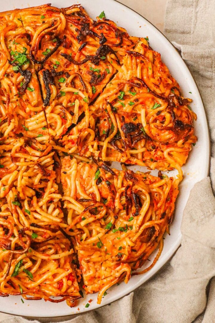 Nonno's Pasta Frittata • The Heirloom Pantry