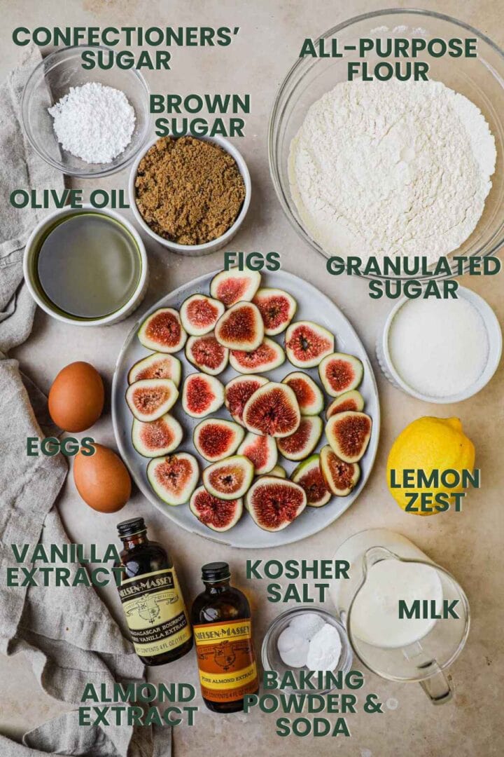 Fig and Almond Olive Oil Cake • The Heirloom Pantry