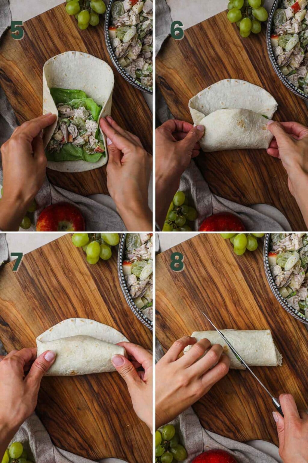 Chicken Salad Wrap • The Heirloom Pantry