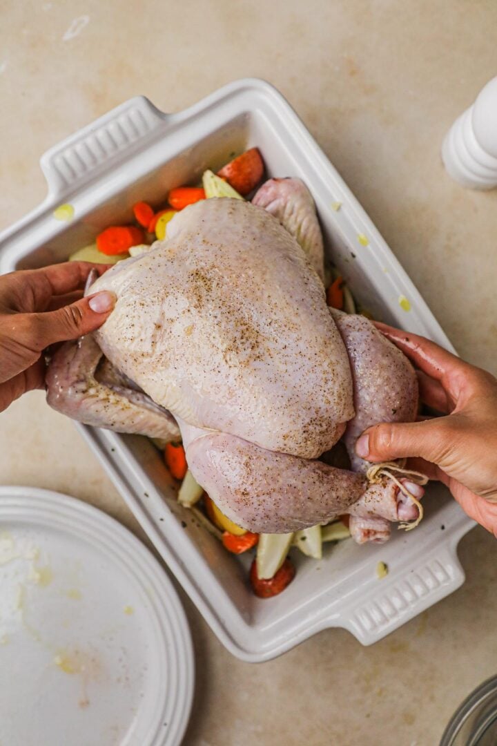 How to Truss a Chicken or Turkey (Photos and Video!) • The Heirloom Pantry