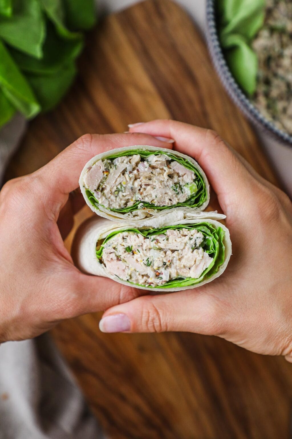 Tuna Salad Wrap • The Heirloom Pantry